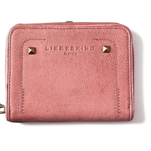 Liebeskind | Bags | Liebeskind Berlin Leather Zip Around Studded Wallet ...